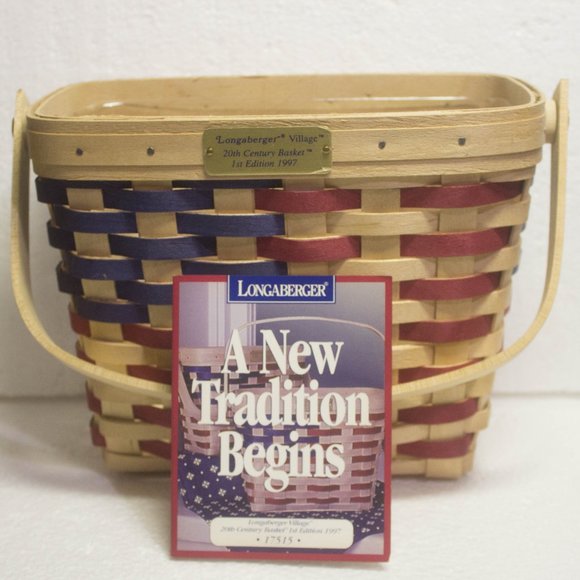 Longaberger | Accents | Vintage Longaberger Village 2th Century Basket ...